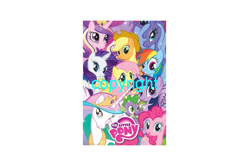 My Little Pony Poster 24"x36" 24x36 Poster #015138 Multi-Color Square ...