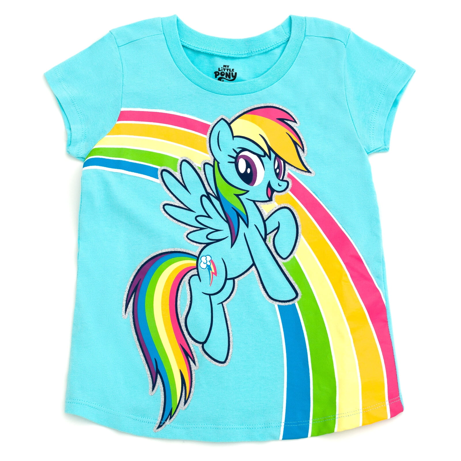 My Little Pony Rainbow Dash T-Shirt Toddler to Big Kid - Walmart.com