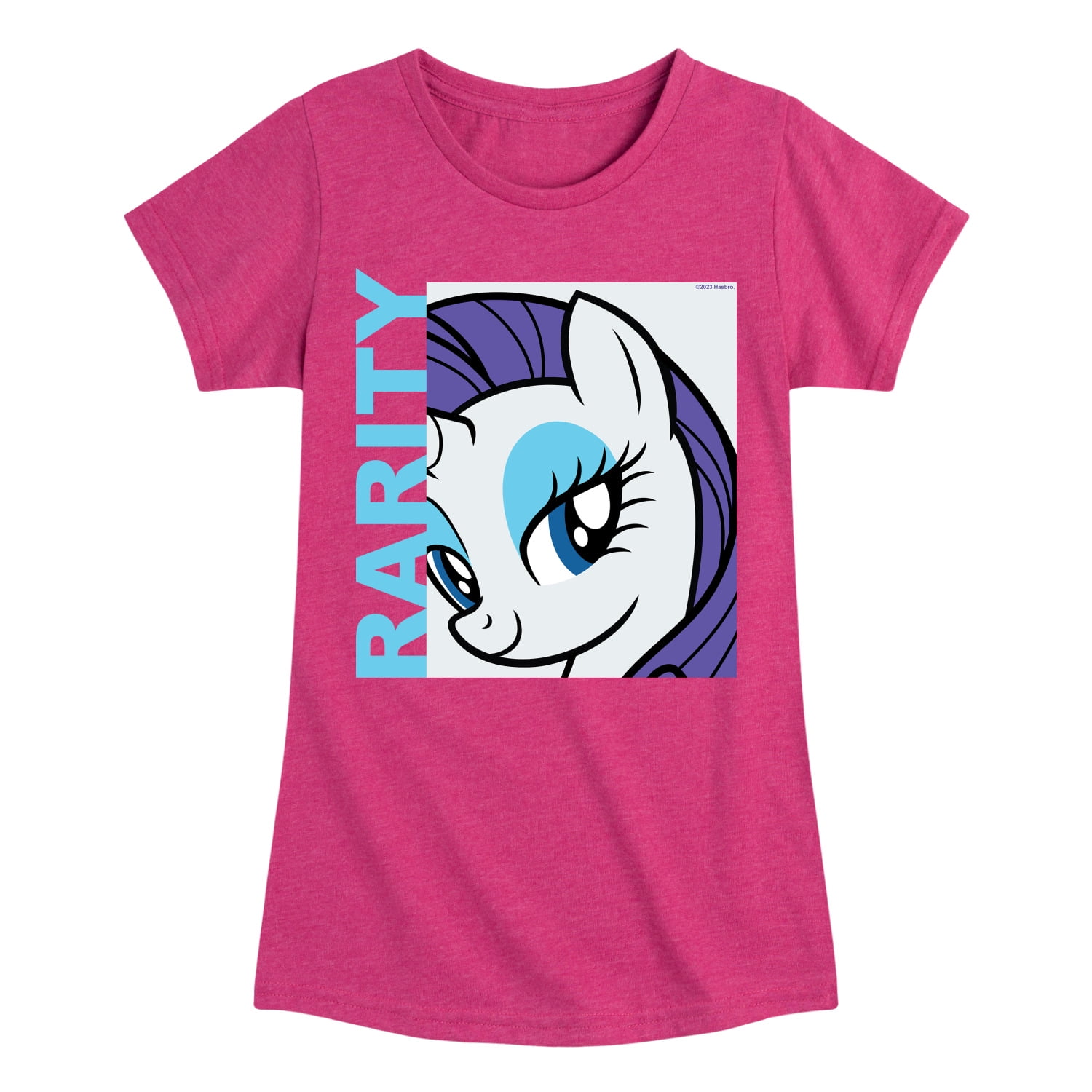 My Little Pony - Rarity - Girls Fitted Short Sleeve Tee - Walmart.com