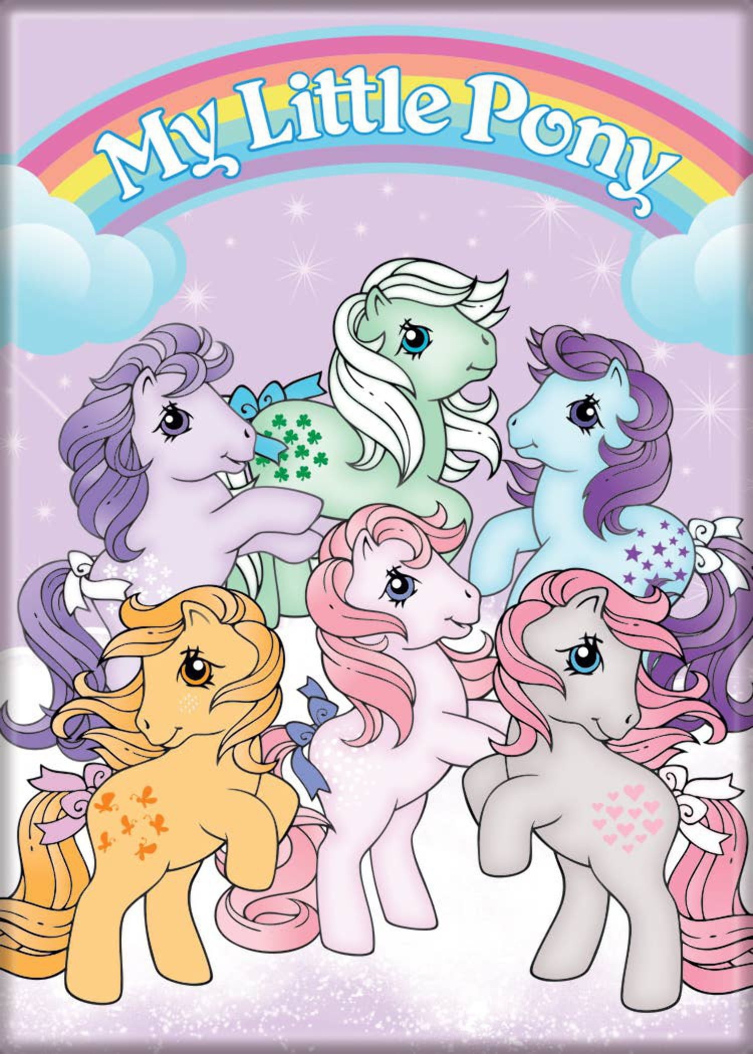 My Little Pony Retro Pony Group Magnet - Walmart.com