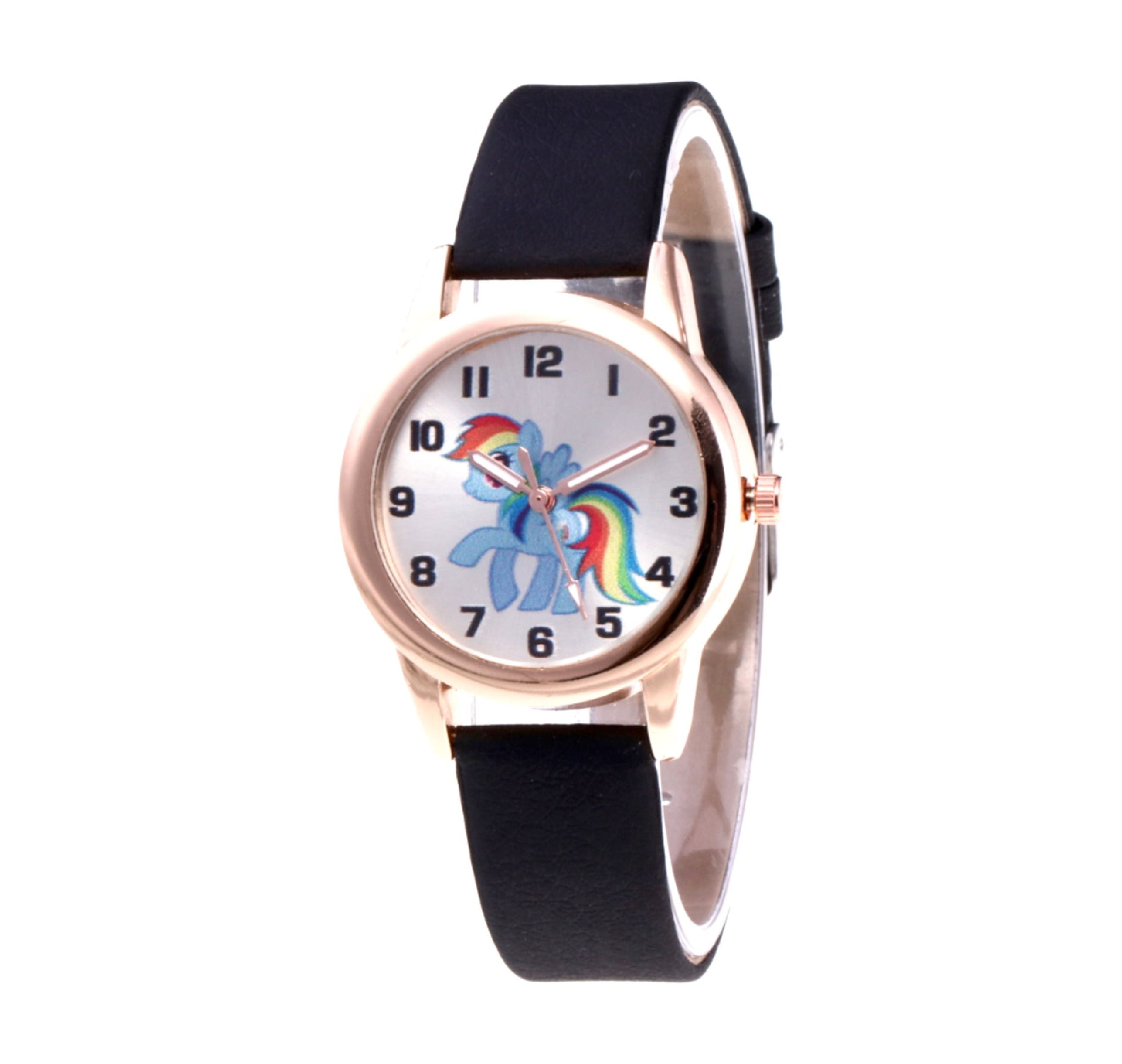 My Little Pony Rose Goldtone Leather-strap Watch - Walmart.com
