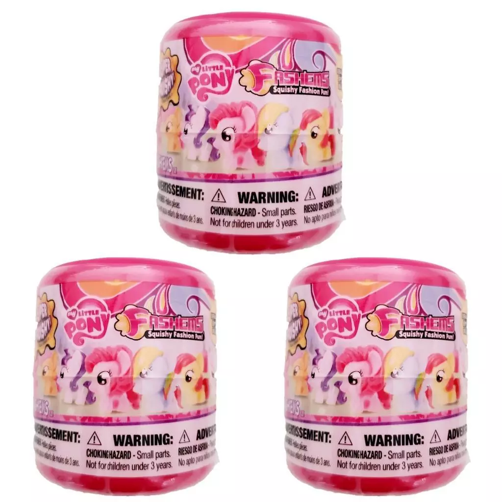 My Little Pony Series 5 Super Squishy FashEms - Lot of 3 Blind Capsules ...