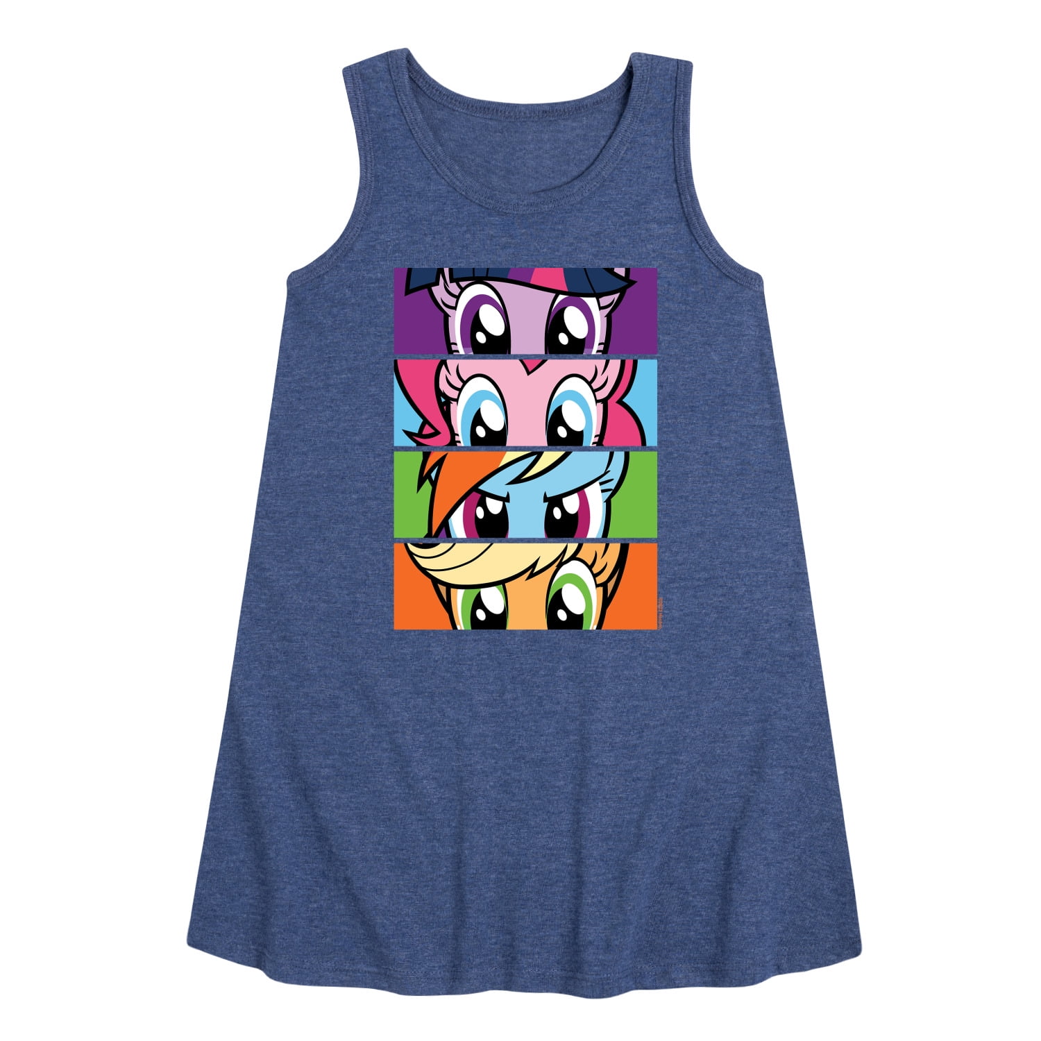 My Little Pony - Stacked Faces - Girls Aline Dress - Walmart.com
