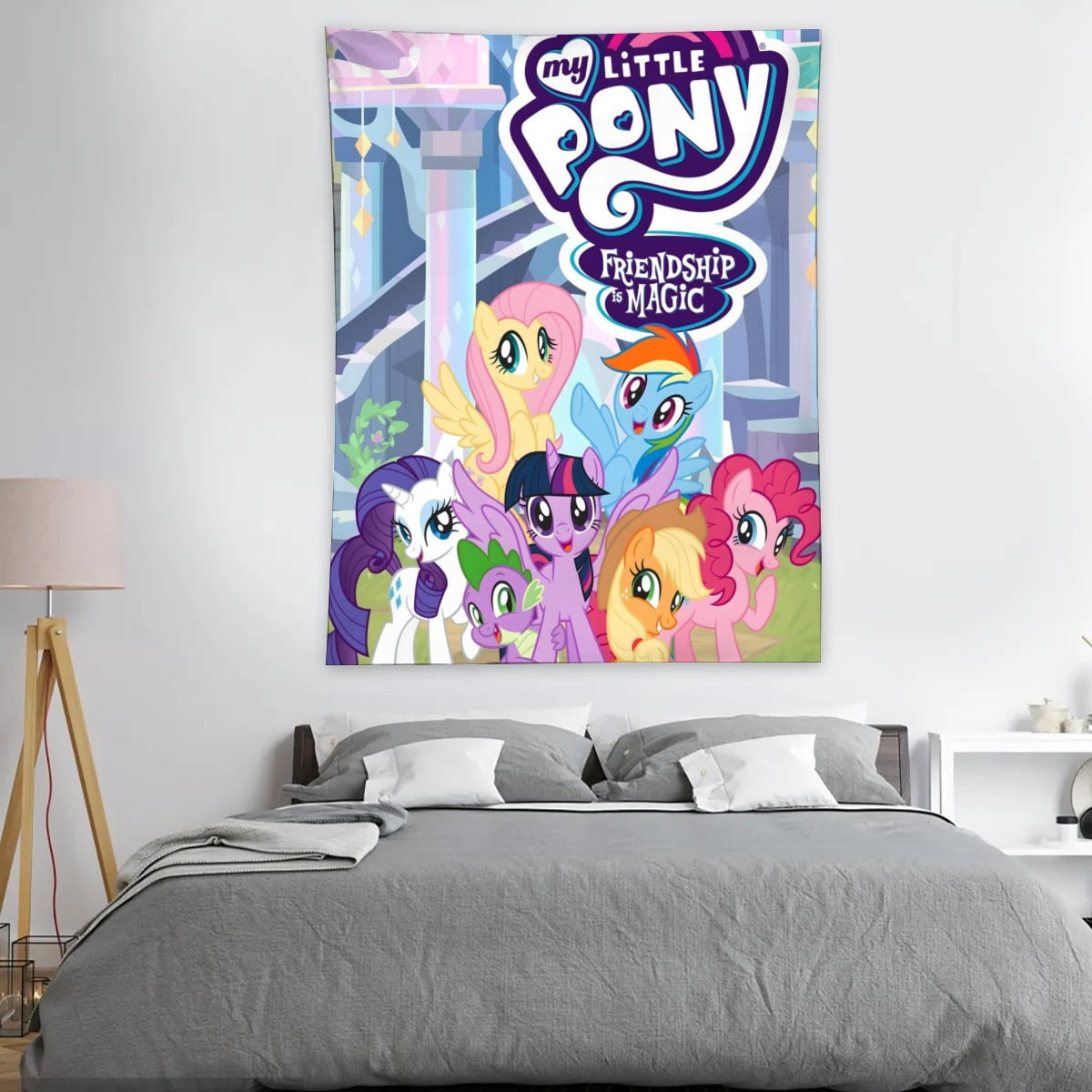 My Little Pony-Theme Anti-pilling Tapestry Gift Wall Hanging Backdrop ...
