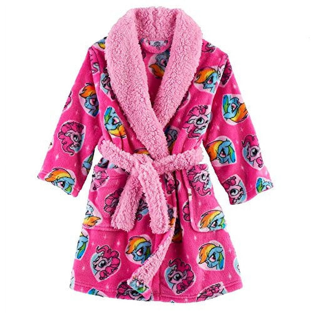 My Little Pony Toddler Girl's Pinkie Pie, Rainbow Dash Bathrobe, Robe ...