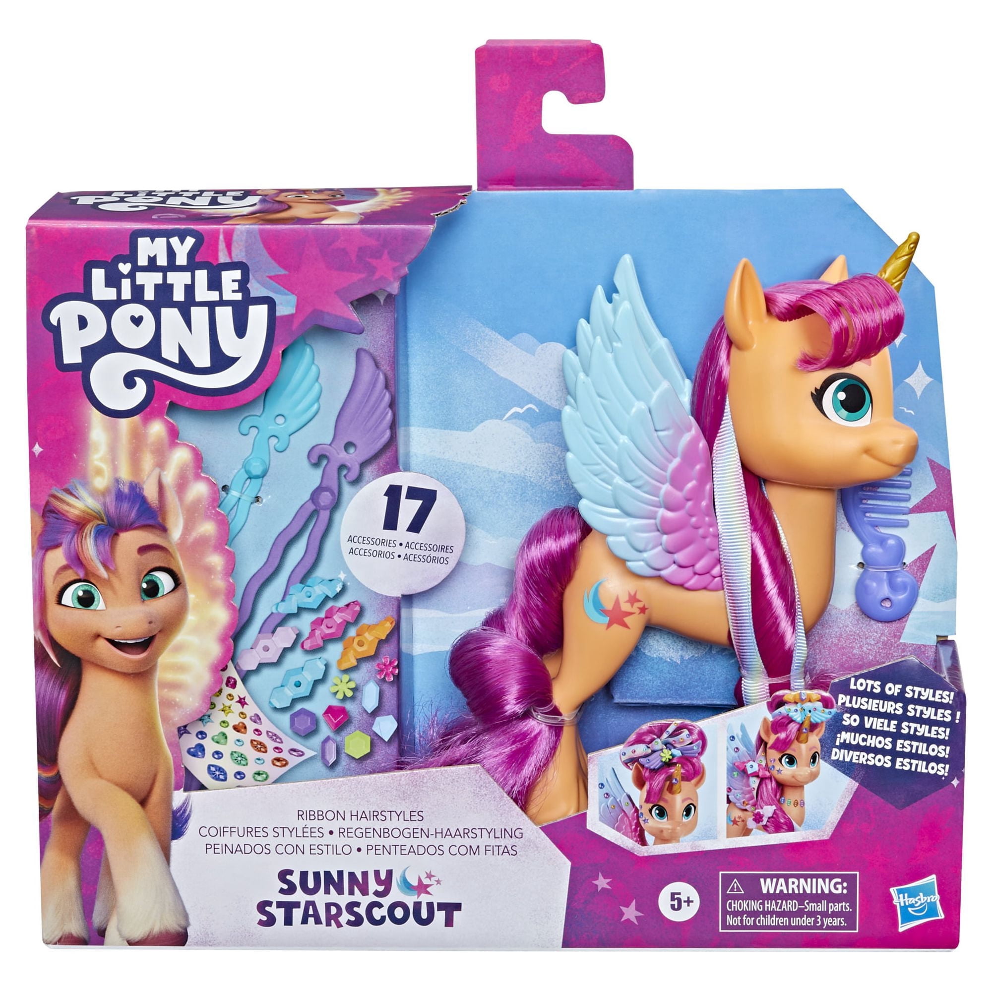 My Little Pony Toys: Make Your Mark Toy Ribbon Hairstyles Sunny ...