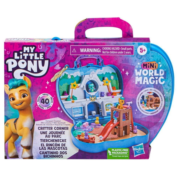 My Little Pony Toys Mini World Magic Critter Corner Compact Creation ...
