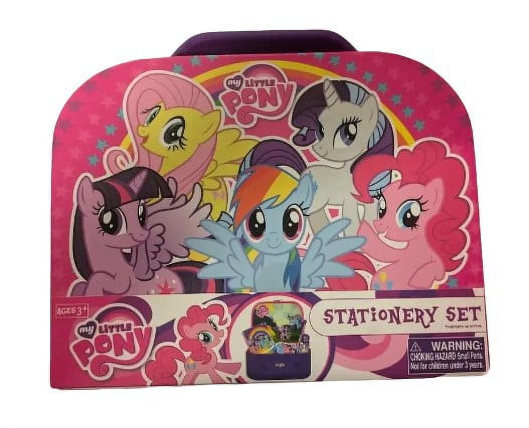 My Little Pony Train Case Stationery Set Carry Box Set - Walmart.com
