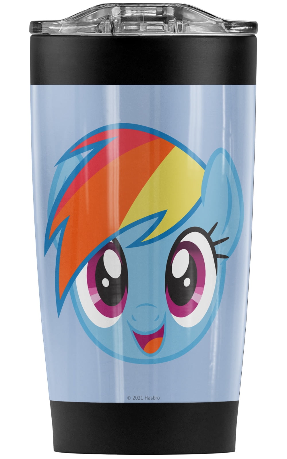 My Little Pony Tv/Rainbow Dash Head Stainless Steel Tumbler 20 oz ...