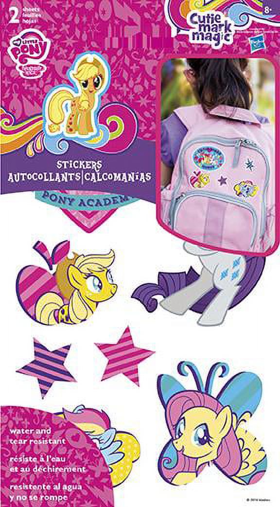 My Little Pony Tyvek Stickers - 2 Sheet - Walmart.com