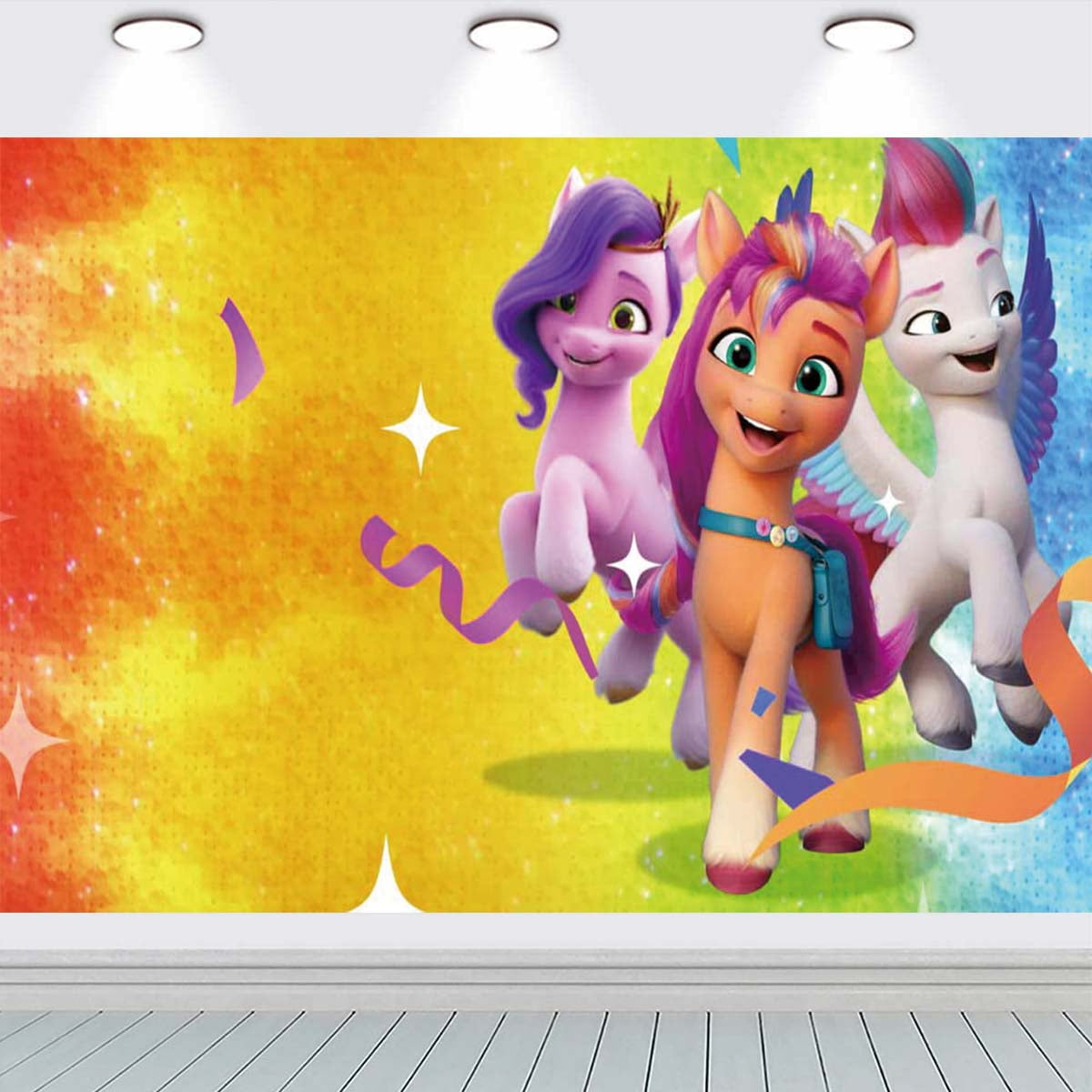 My Little Pony school Poster Wall Decor Birthday Banner Backdrop ...