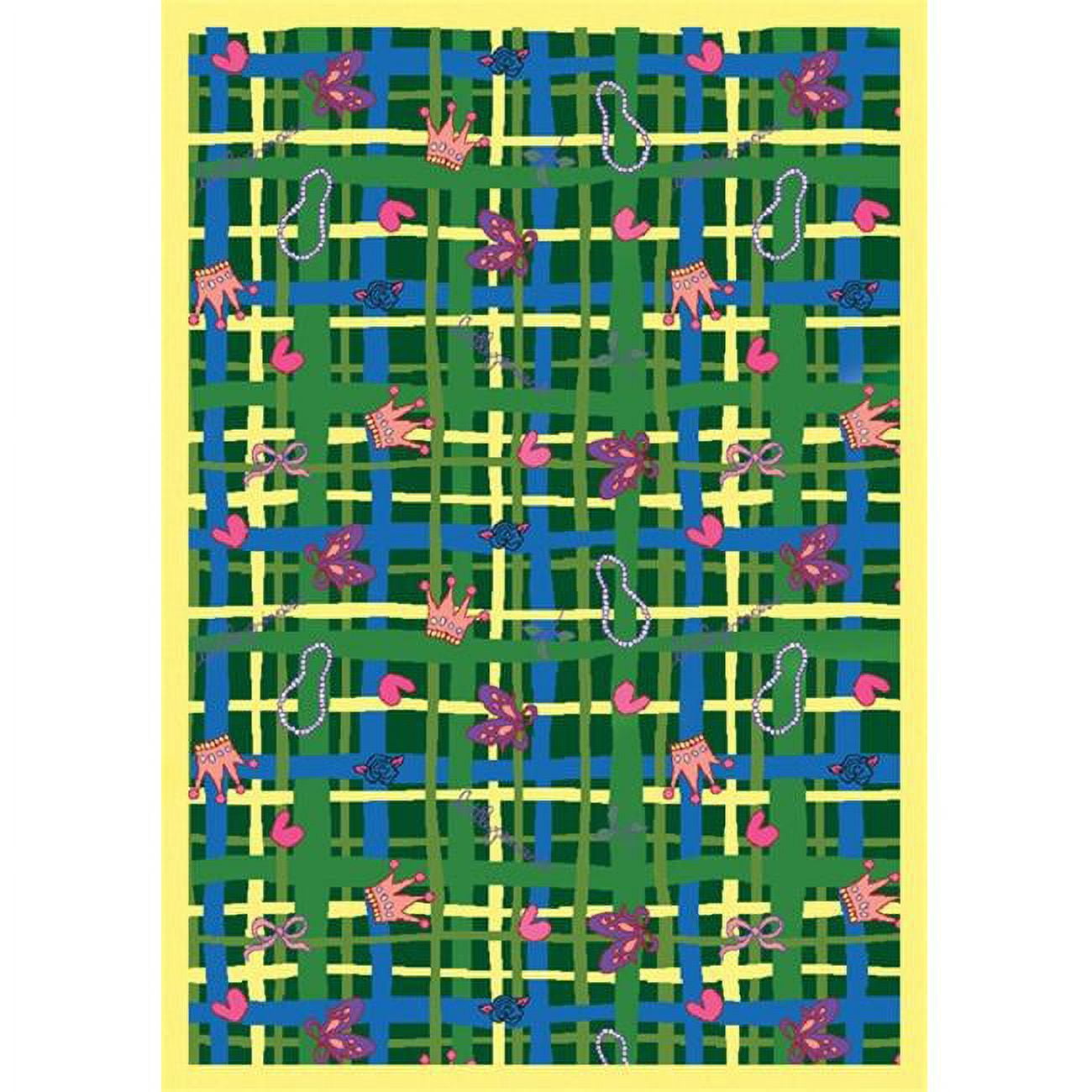 My Little Princess Green 7 ft.8 in. x 10 ft.9 in. WearOn Nylon Machine ...