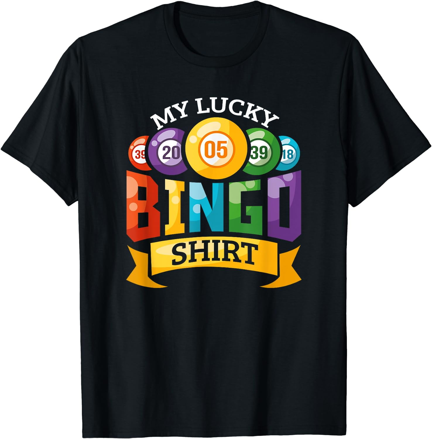 My Lucky Bingo T-Shirt Funny Bingo Player - Walmart.com