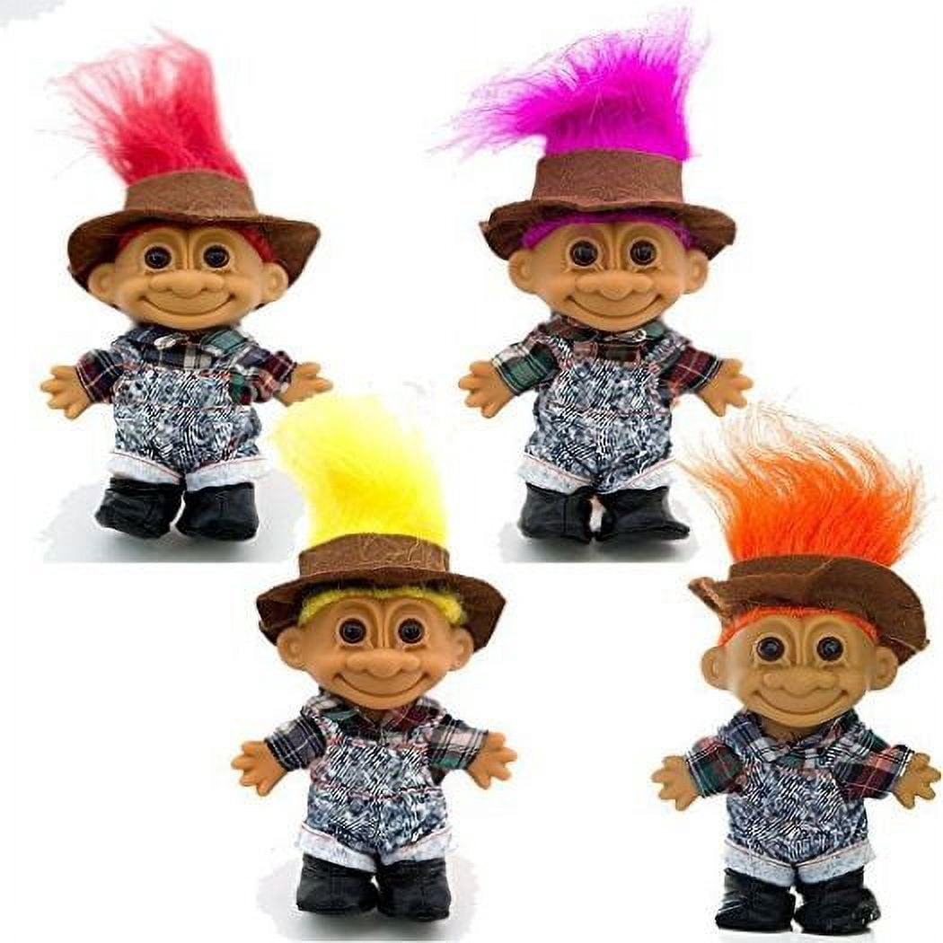 My Lucky FARMER 6 Troll Doll Set of 4 - Walmart.com