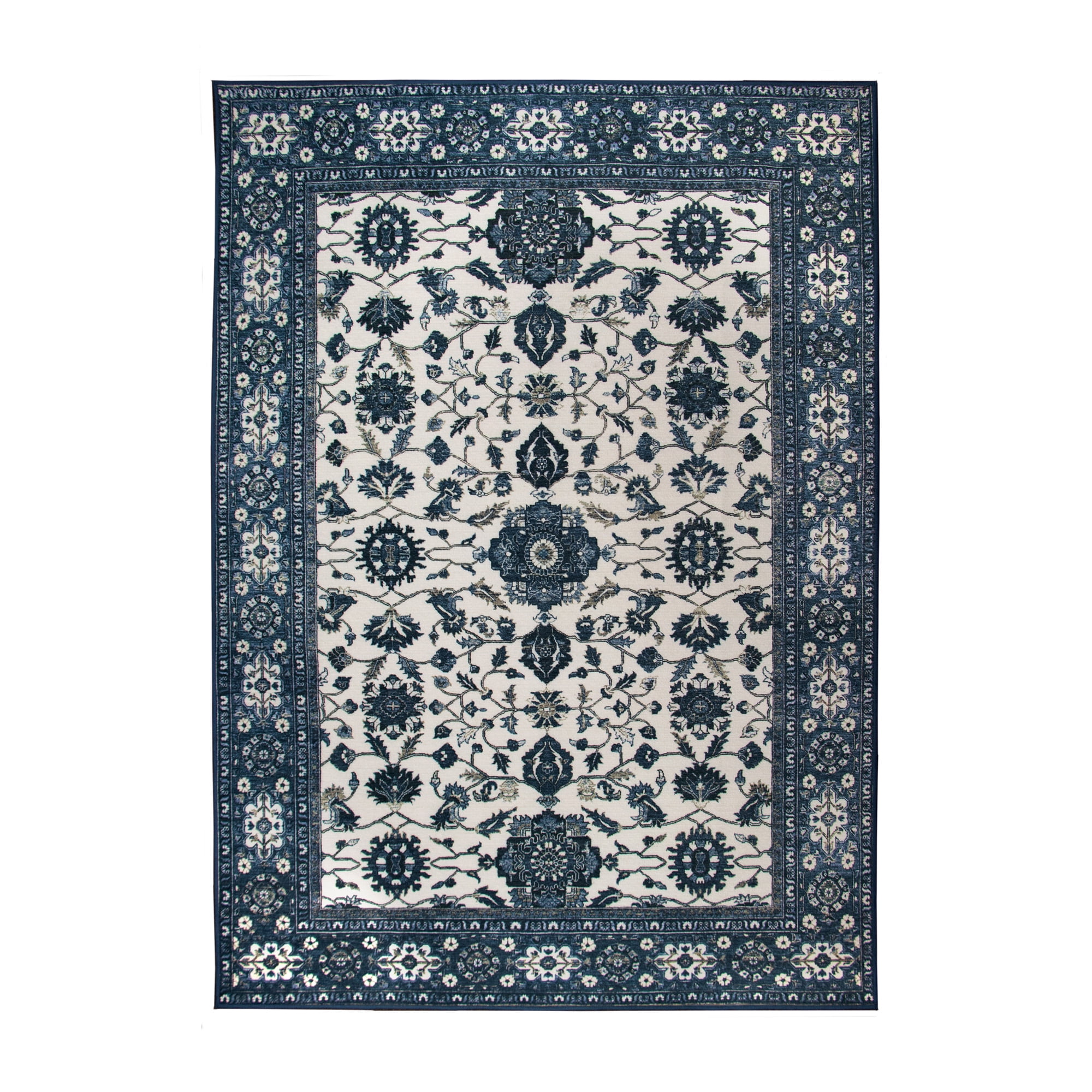 My Magic Carpet 5'x7' Machine Washable Non-Slip Dining Living Room Area ...