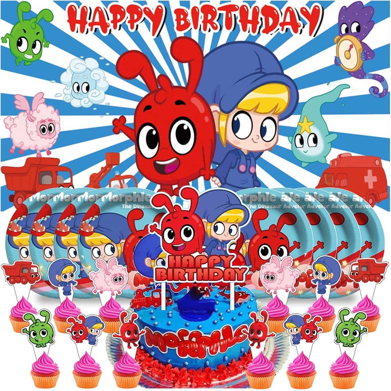 My Magic Pet Morphle Birthday Plates Supplies Decorations Decor ...