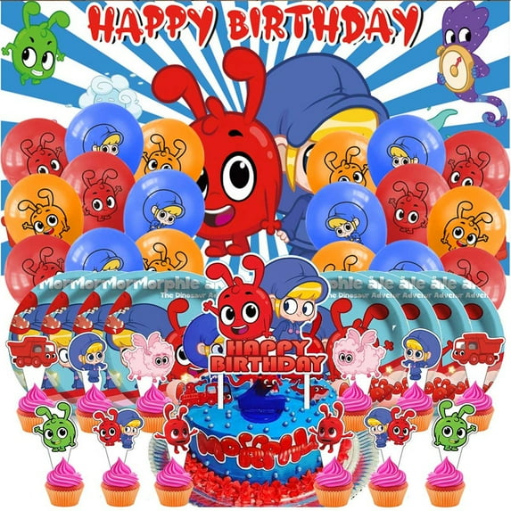 My Magic Pet Morphle Party Decorations Plates Tableware Banner Backdrop ...