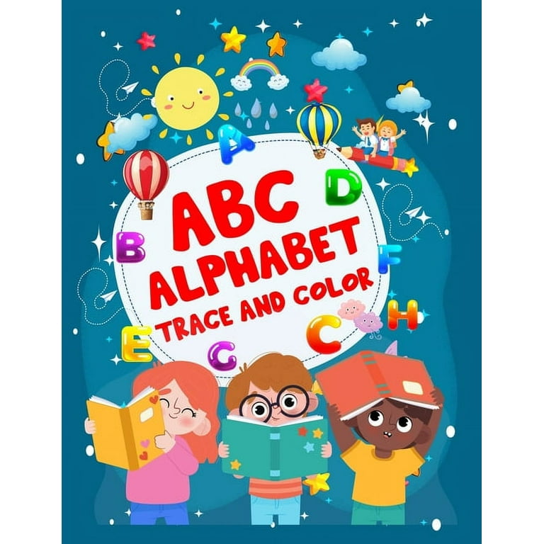 abc tracing and coloring book