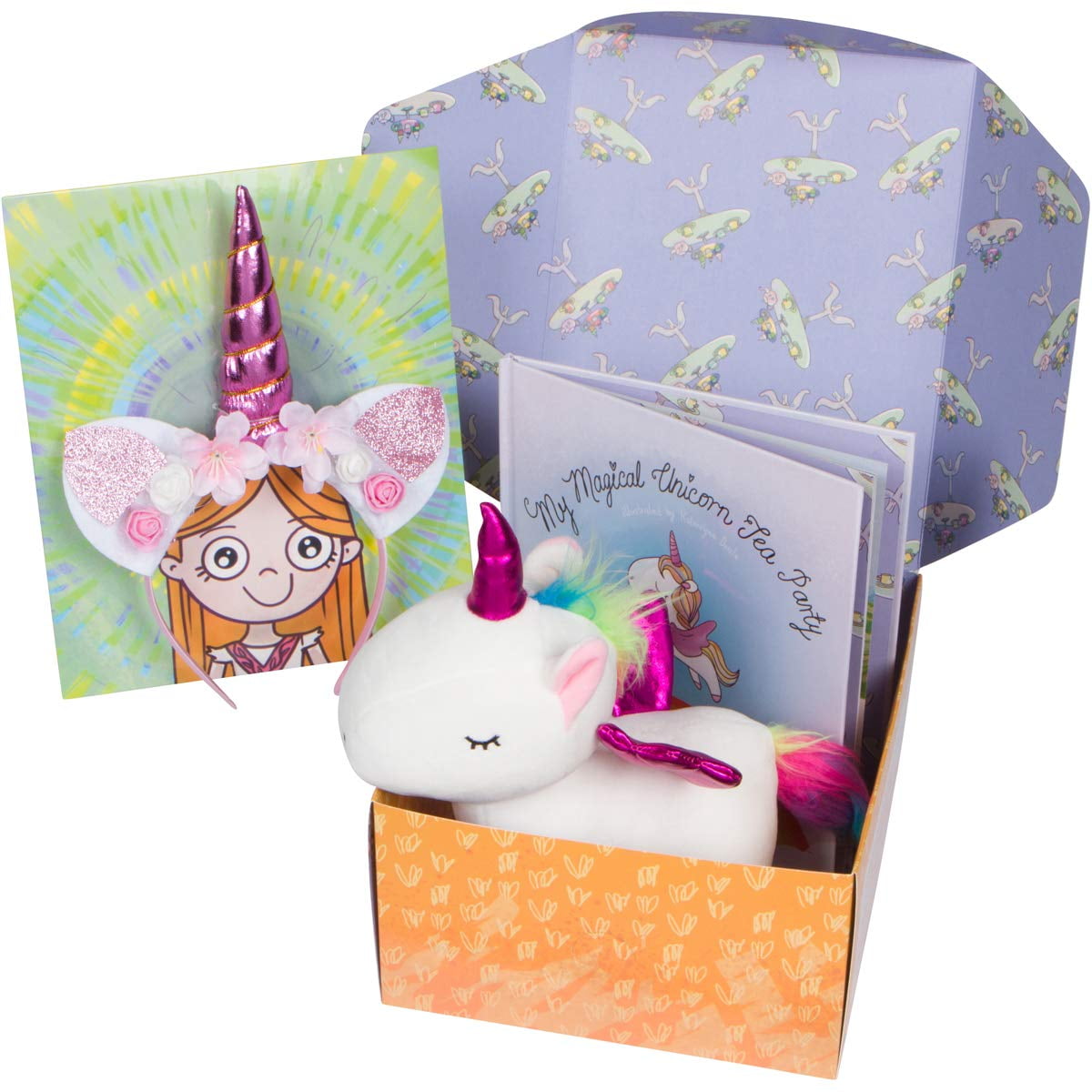"My Magical Unicorn Tea Party" by Pixie Crush Gift Set ( Book, Stuffed ...