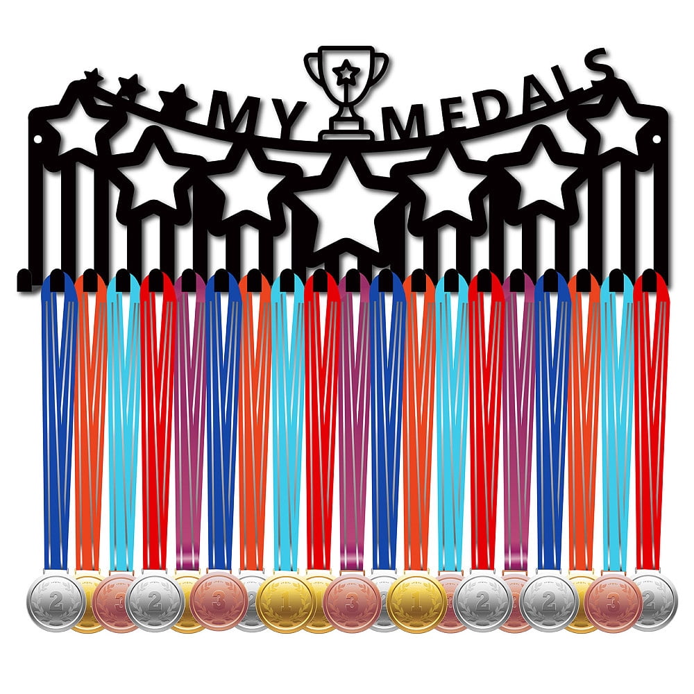 My Medals Medal Hangers Medal Holder Display Rack Sports Metal Hanging ...
