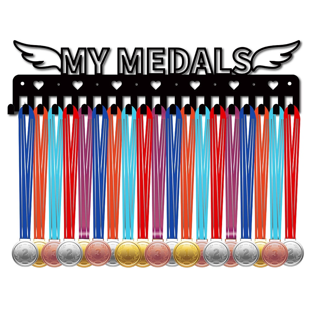 My Medals Medal Hangers Medal Holder Display Wing Rack Sports Metal ...