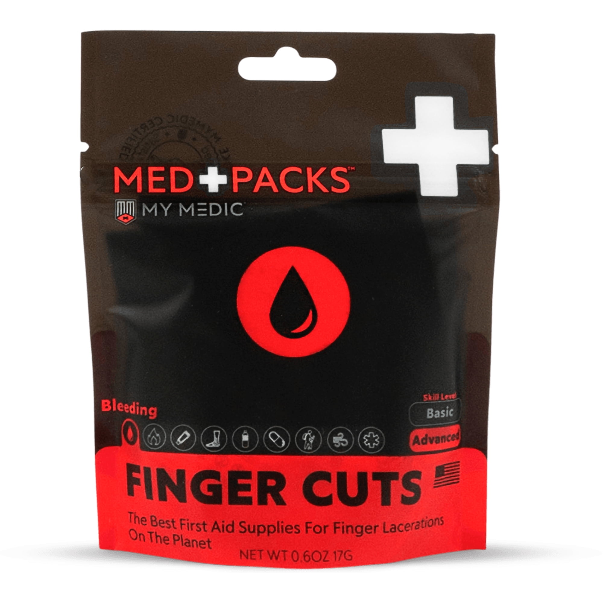 My Medic Med Packs First Aid Kit for Finger Cuts - Emergency Supplies ...