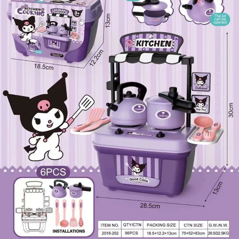My Melody Anime Peripherals Cartoon Originality Kuromi Simulation Play ...