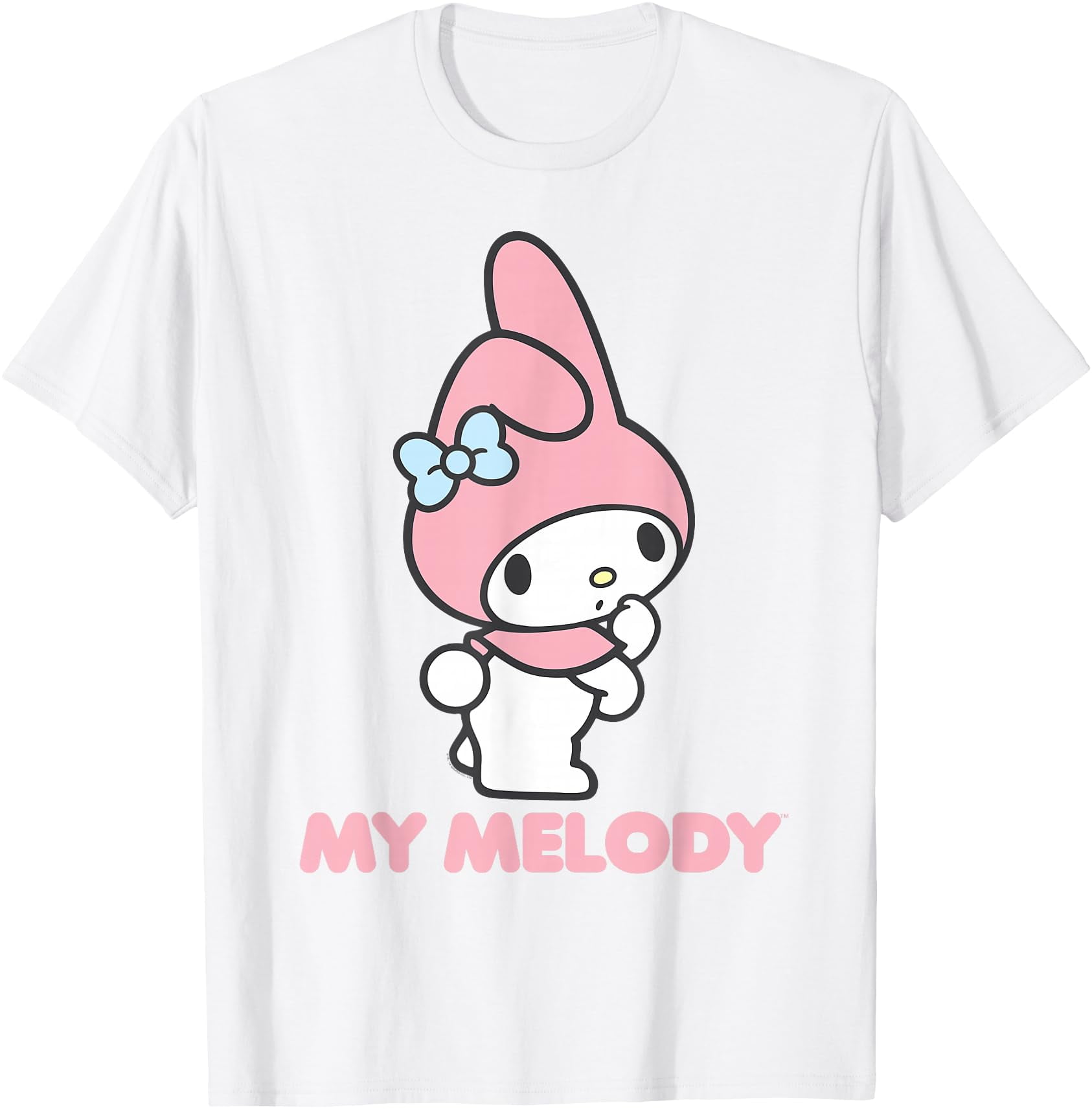 My Melody Backside Logo DTG Print Unisex T-Shirt - Walmart.com
