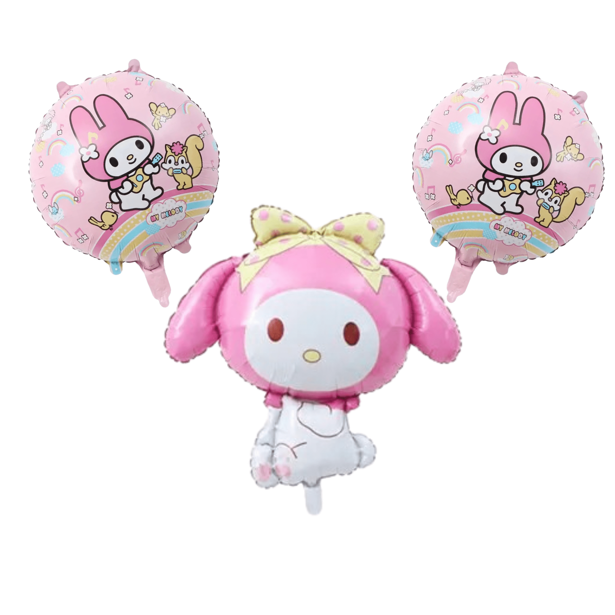 My Melody Balloon Bouquet Pink Party Decorations 3pc balloons - Walmart.com