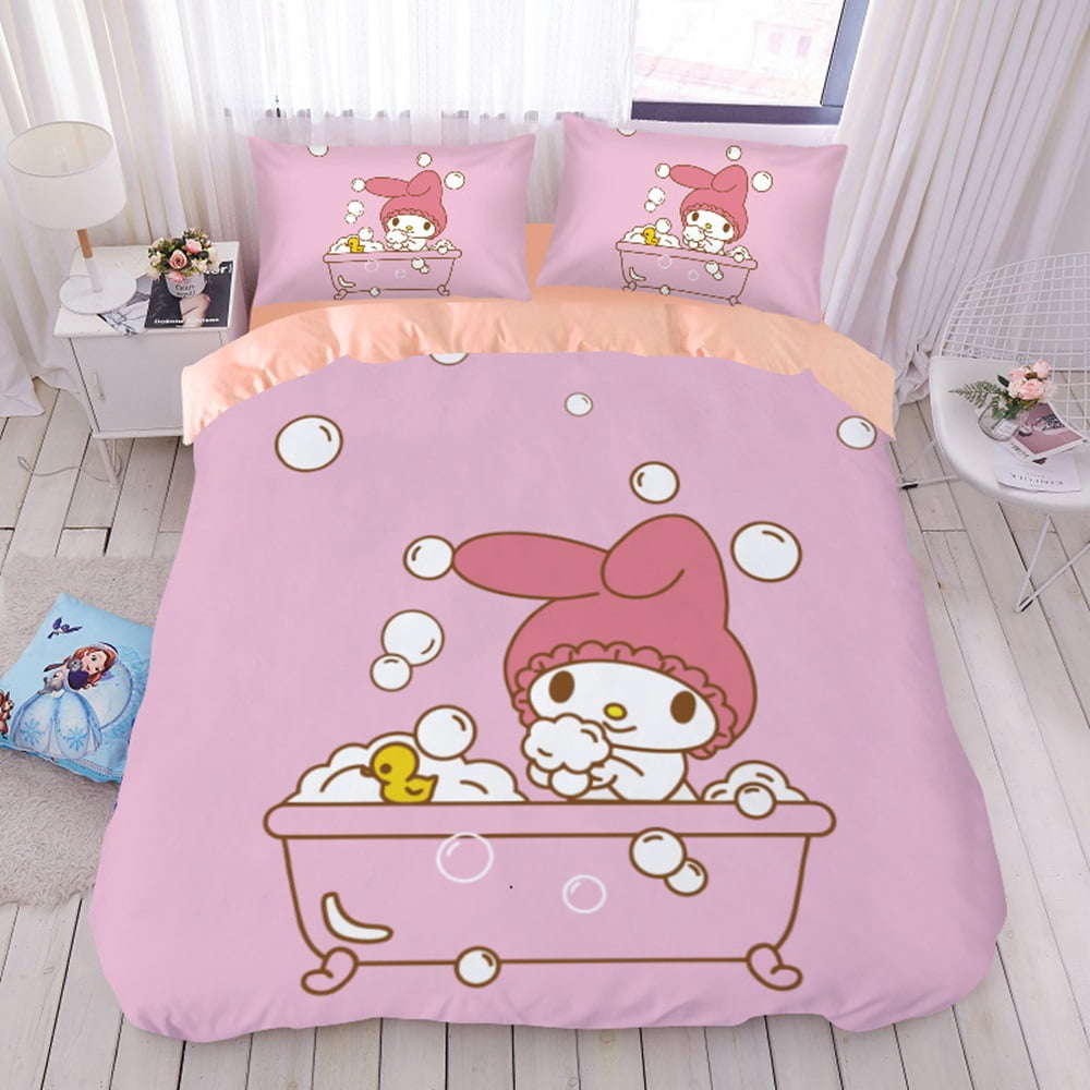 My Melody Bedding Sets No Quilt Duvet Cover Pillow Case Without Filling ...