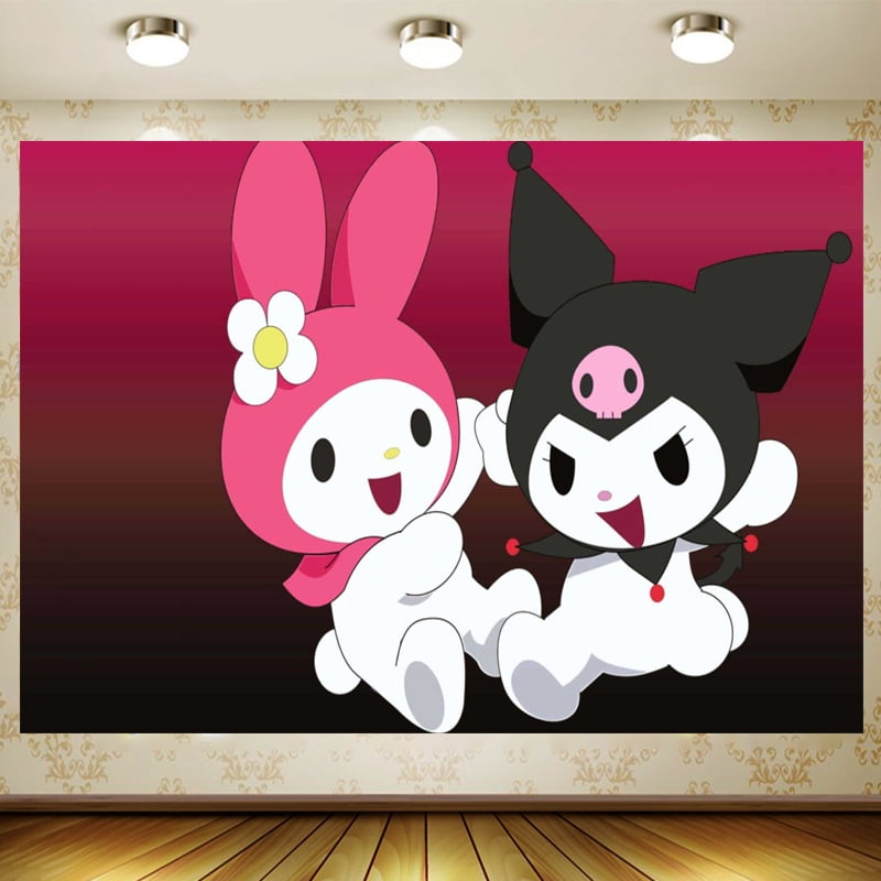 My Melody Birthday Party Backdrop Banner Photography My Melody Party ...
