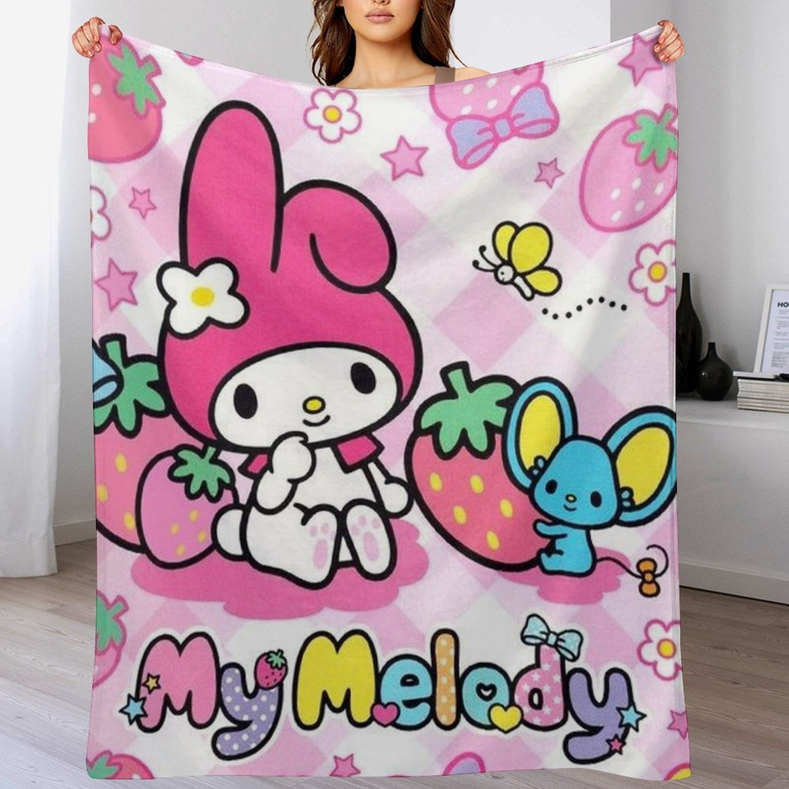 My Melody Blanket Hip Hop Air Conditioner Quilt 60"*80"（150*200cm ...