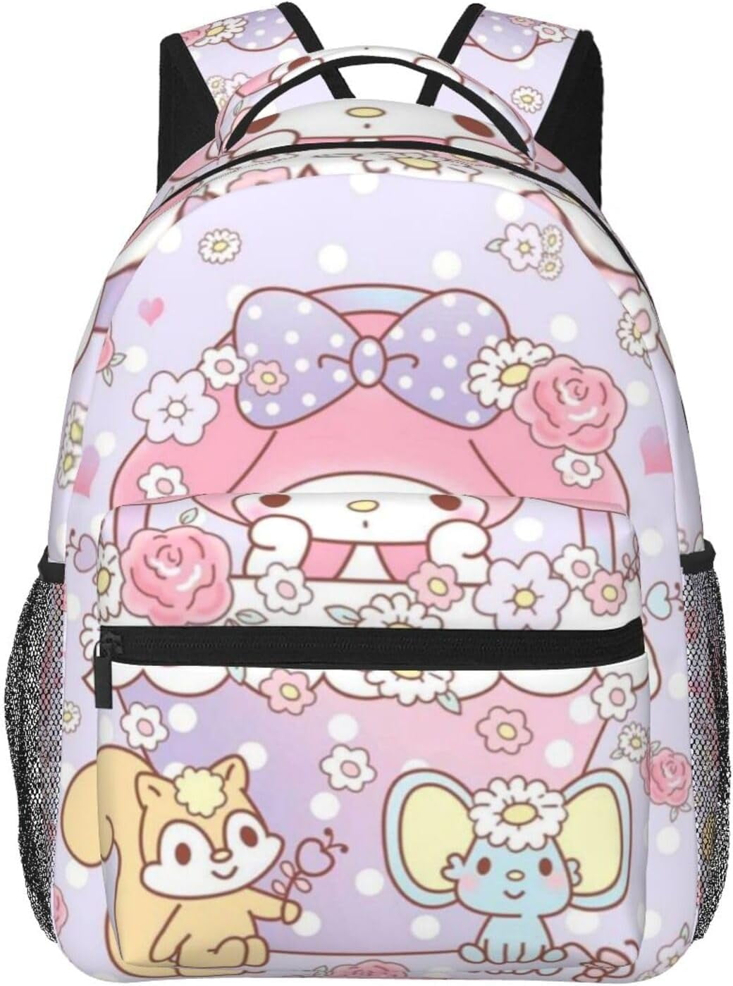 My Melody Bunny Backpack Cartoon Character Pattern 3d Printing Bag ...