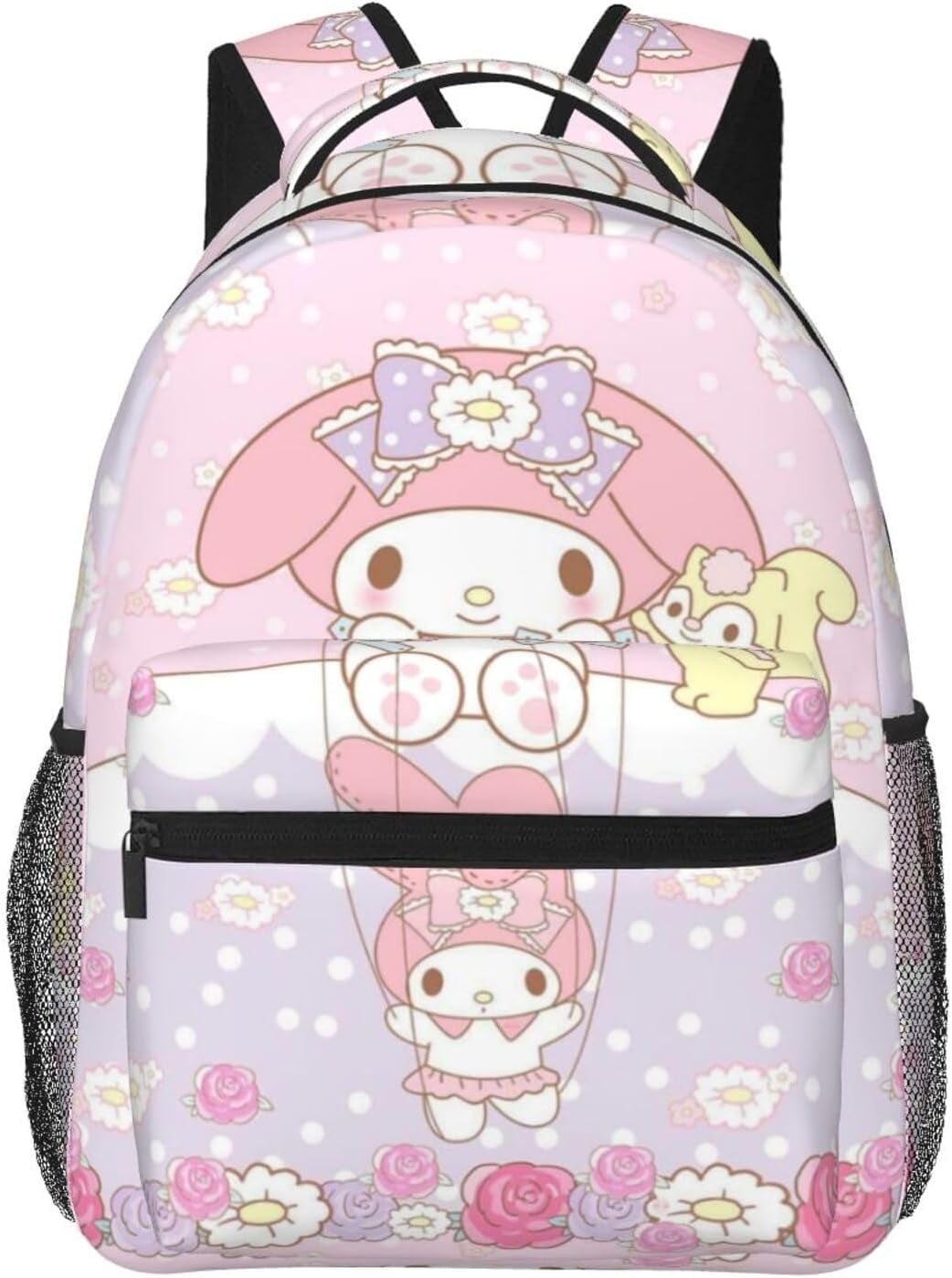 My Melody Bunny Bag Anime Aesthetic Backpack Cartoon Cosplay Backpack ...