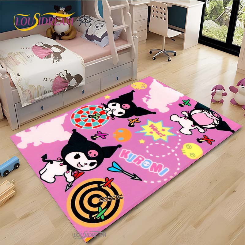 My Melody Cartoon Carpet for Living Room Bedroom Rug Kitchen Door ...