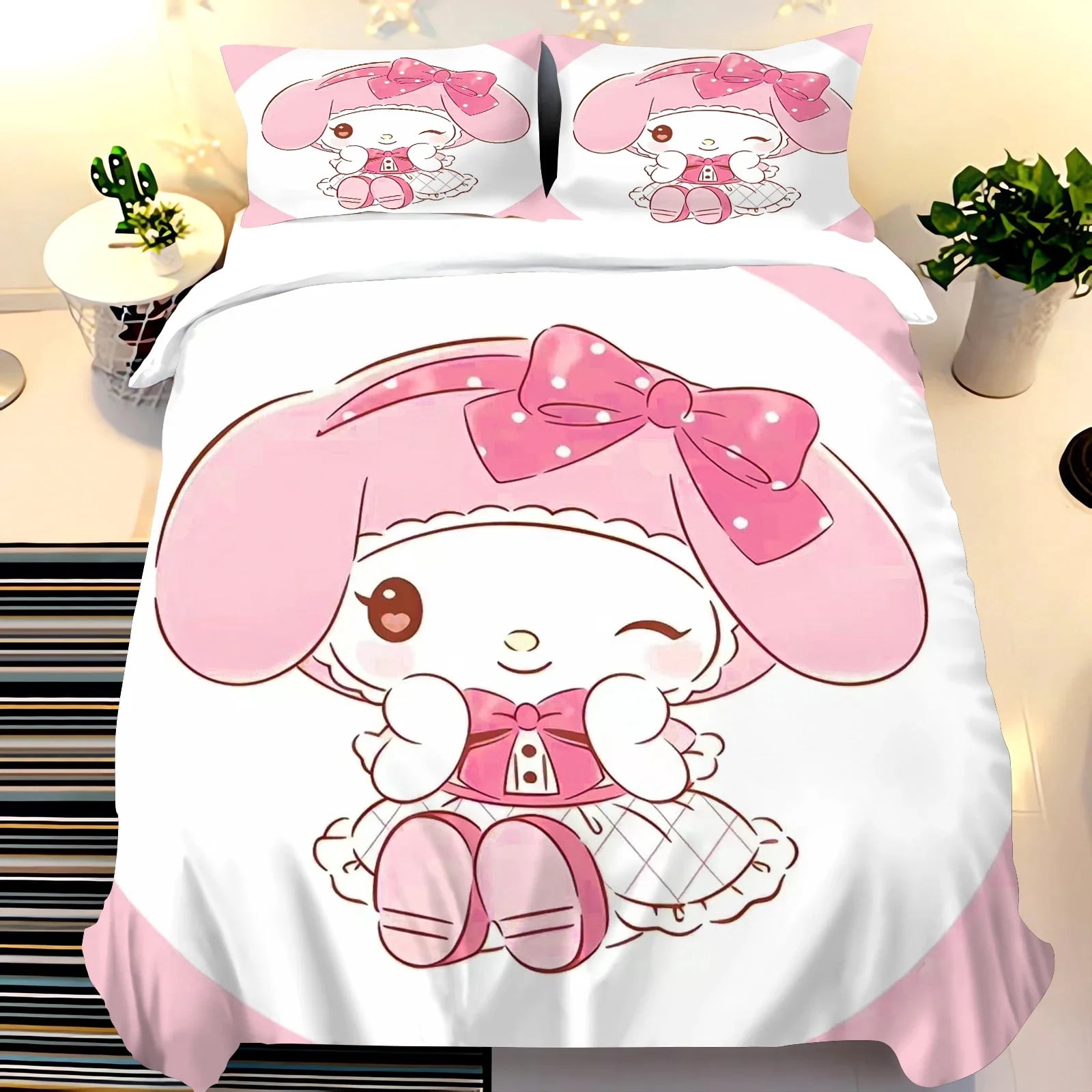 My Melody Cartoon Duvet Cover Without Filling Bedroom Decoration ...