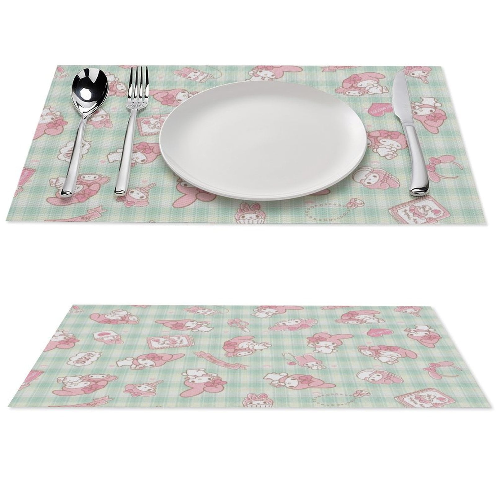 My Melody Cartoon placemats are suitable for indoor dining table mats 1 ...