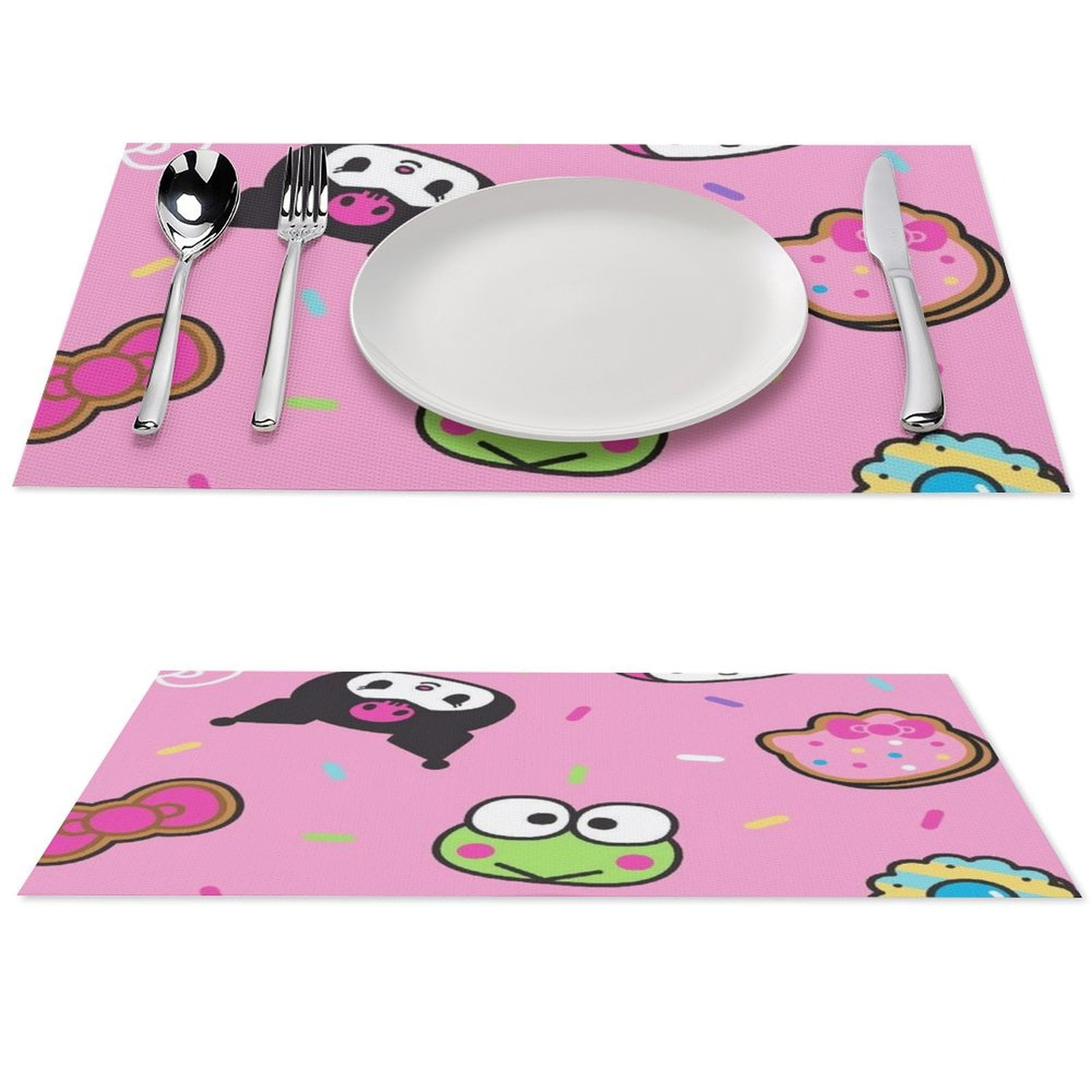 My Melody Cartoon placemats are suitable for indoor dining table mats 1 ...