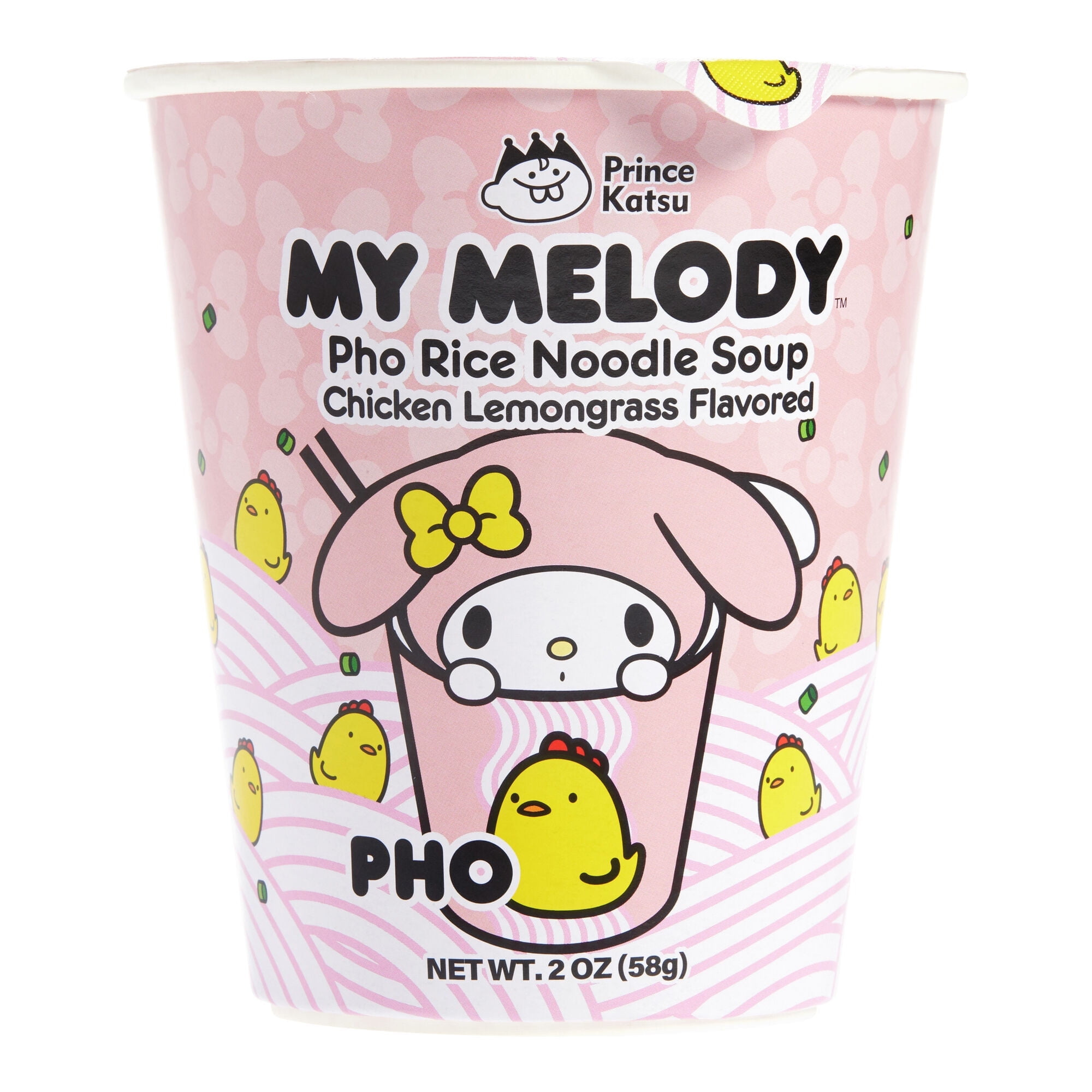 My Melody Chicken Lemongrass Pho Noodle Soup Cup 2 oz. 2 each Pack of 4 ...