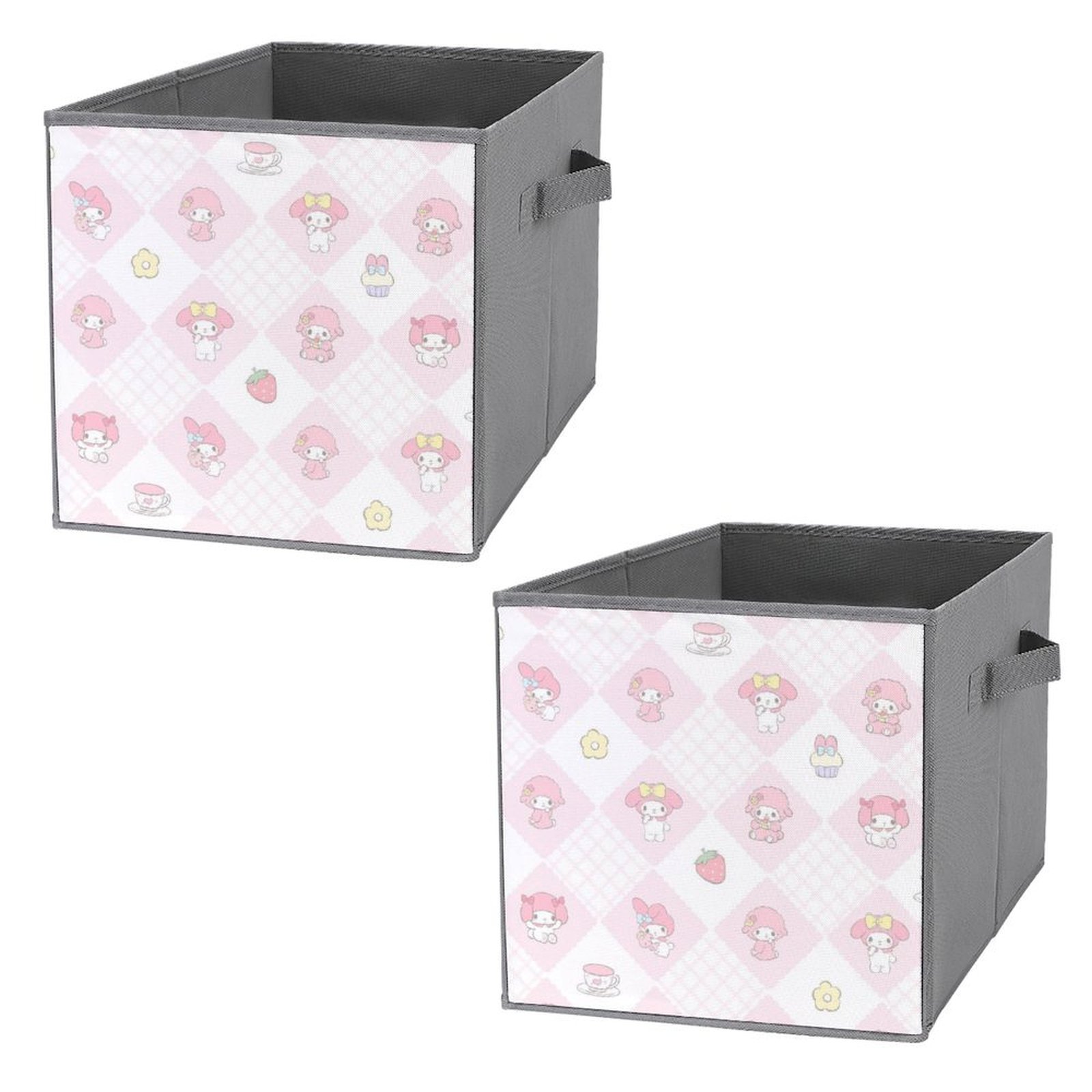 My Melody Children's folding storage box 2PCS - Walmart.com
