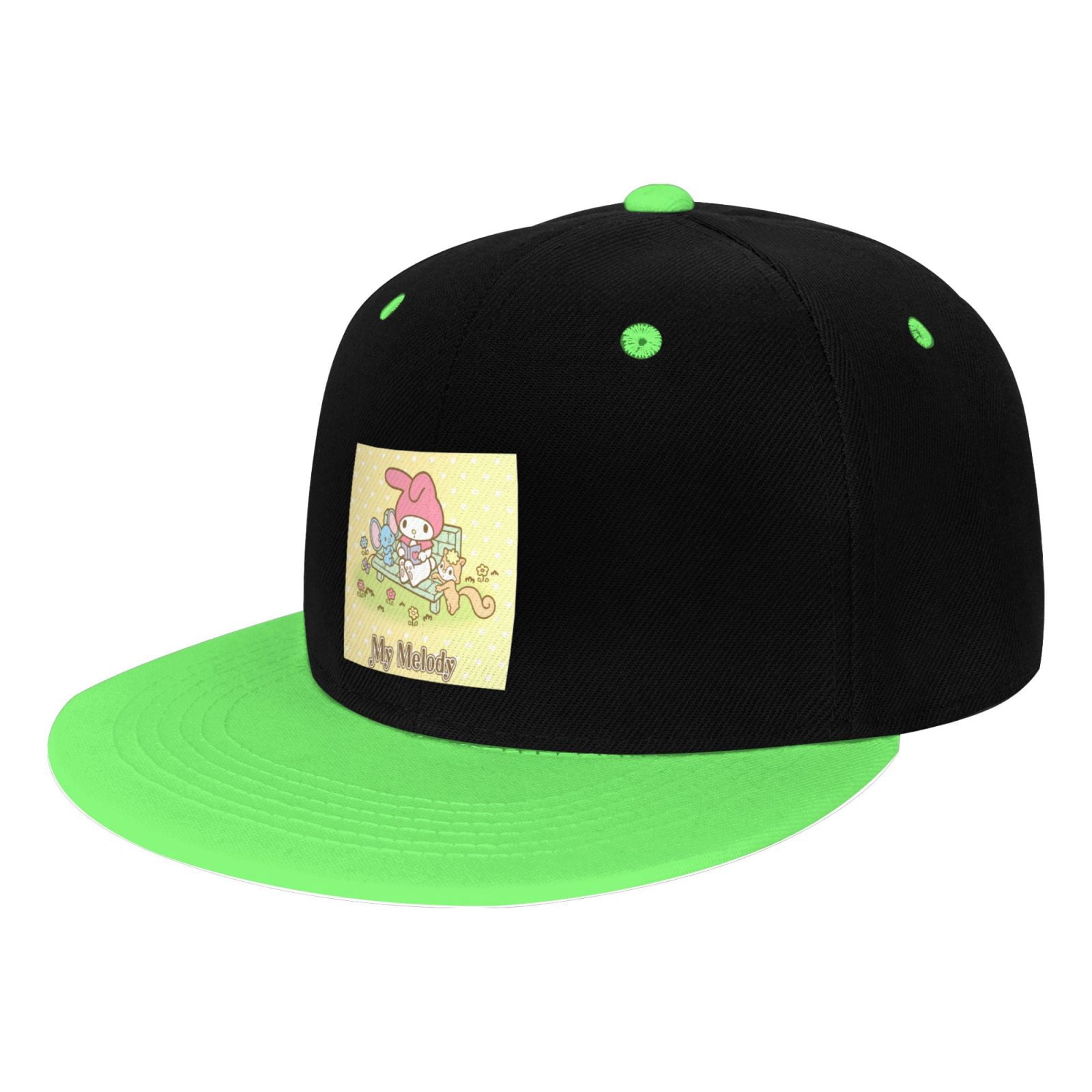 My Melody Classic Snapback Hat Hip Hop Caps Style Flat Bill Blank ...