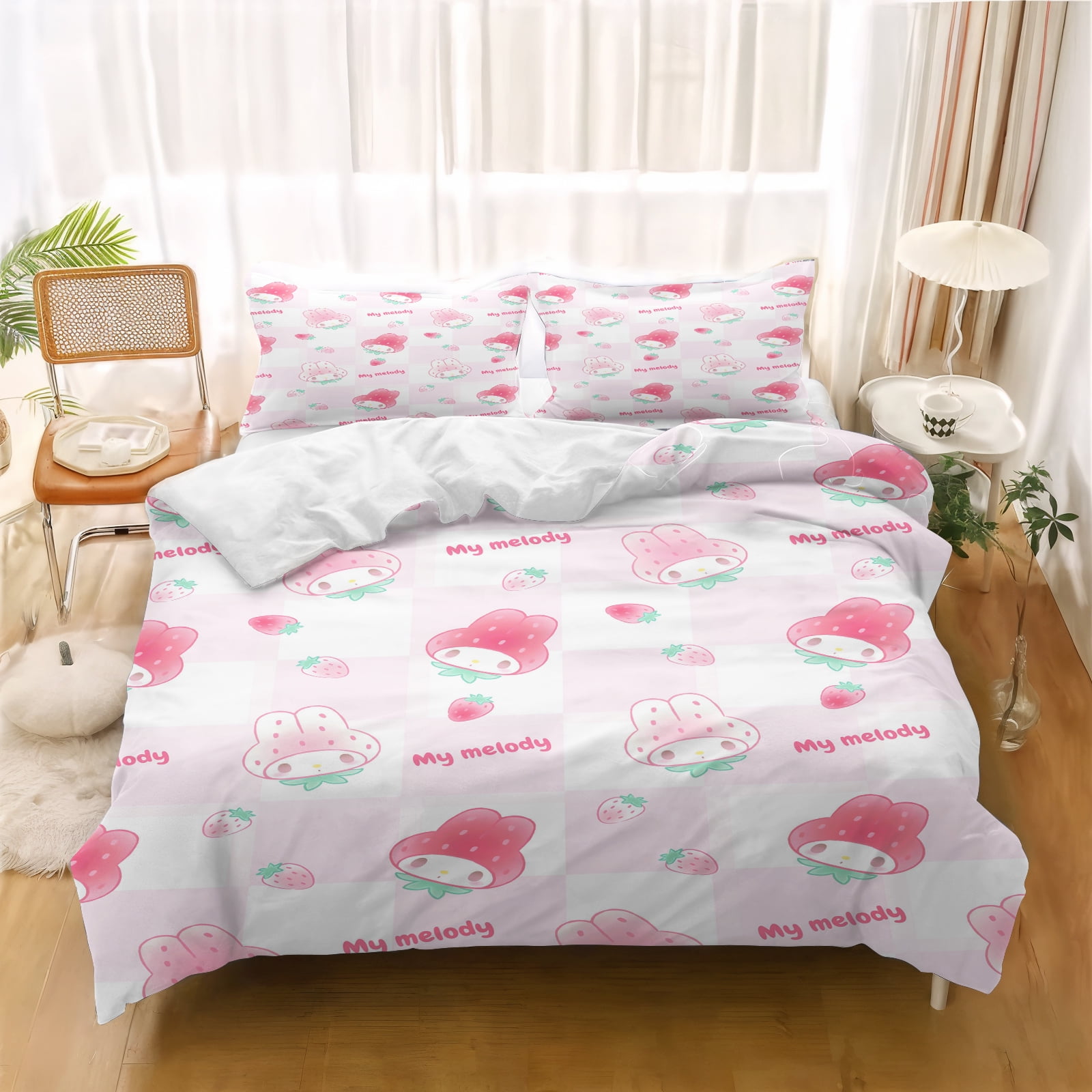 My Melody Comforter Sets Bedding Set Home Twin 3-Piece Set 1 Quilt ...