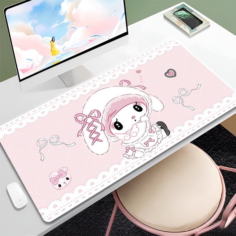 My Melody Cute Mouse Pad Sanrio Hello Kitty Cinnamoroll Kuromi Kawaii ...