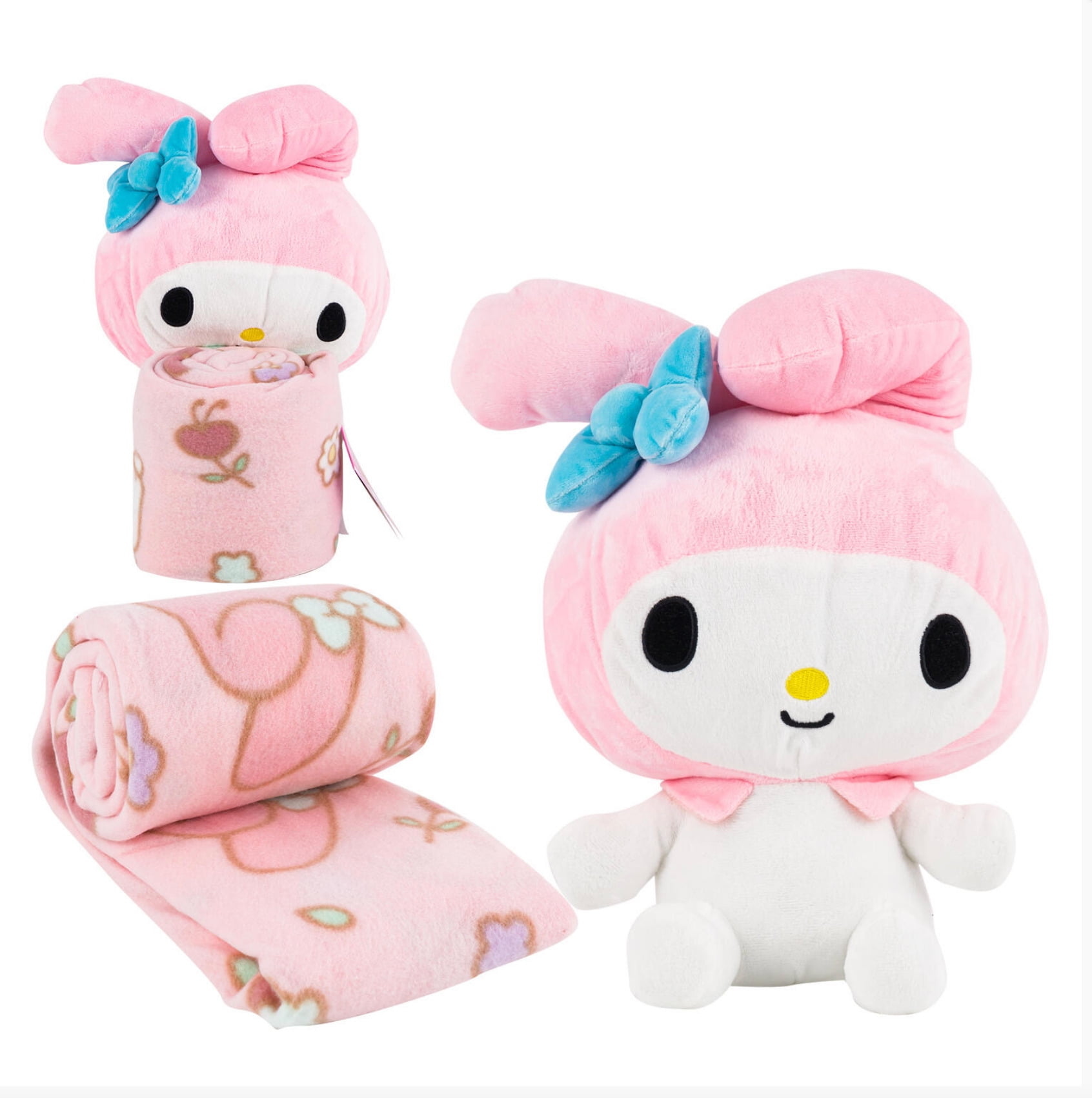 My Melody Doll Hugger 40"x50" Fleece Throw Blanket Body Pillow ...