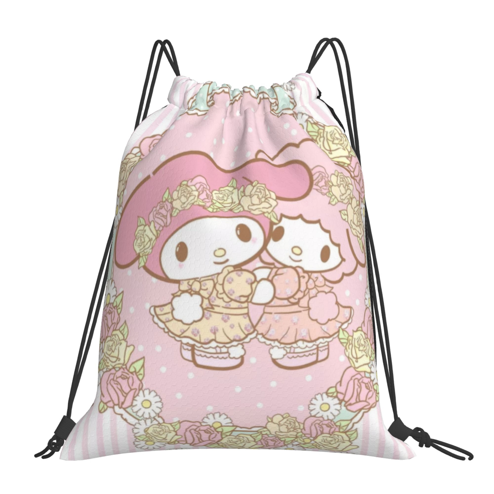 My Melody Drawstring Bags, Simple Casual Drawstring Sling Bag ...