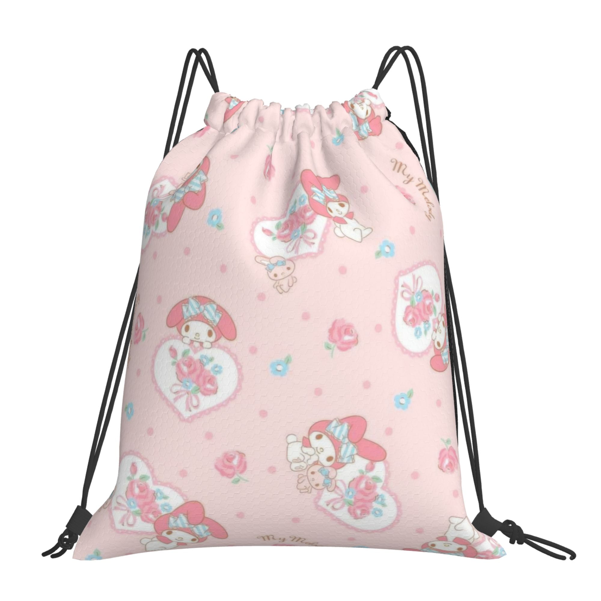 My Melody Drawstring Bags, Simple Casual Drawstring Sling Bag ...