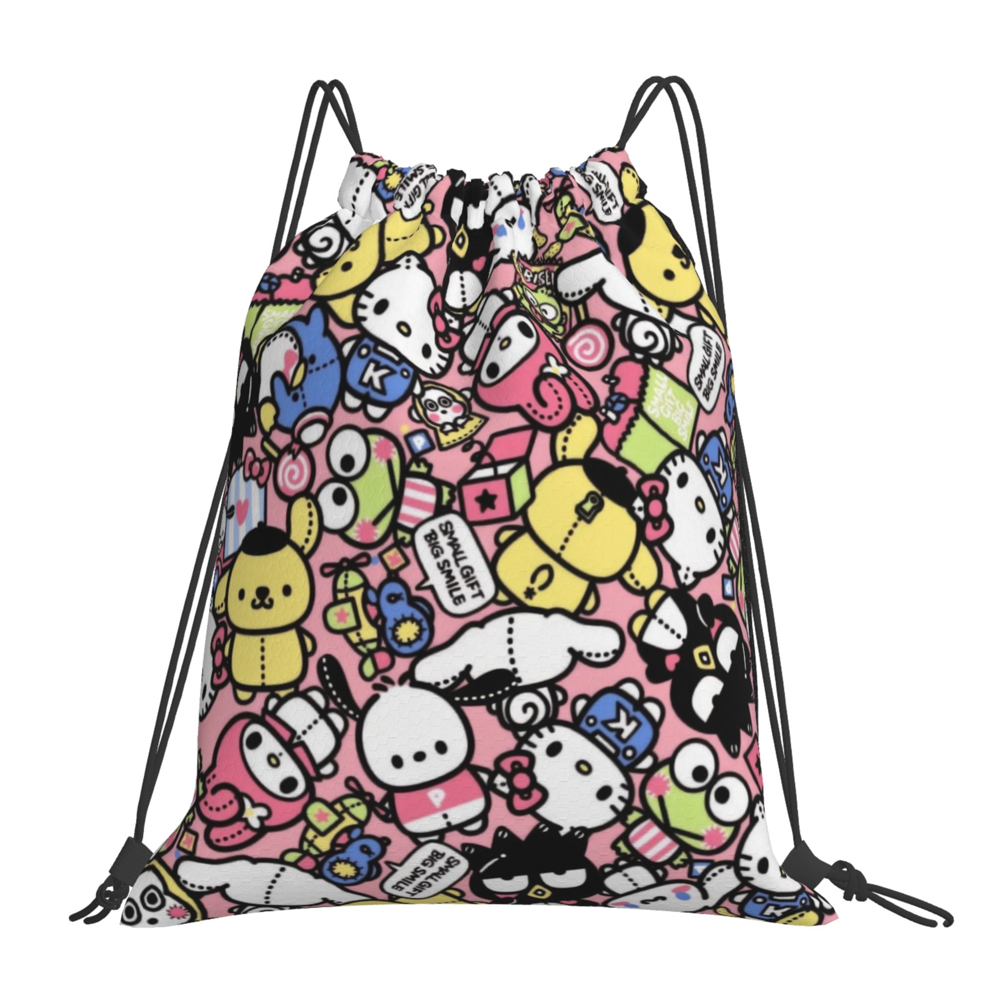 My Melody Drawstring Bags, Simple Casual Drawstring Sling Bag ...