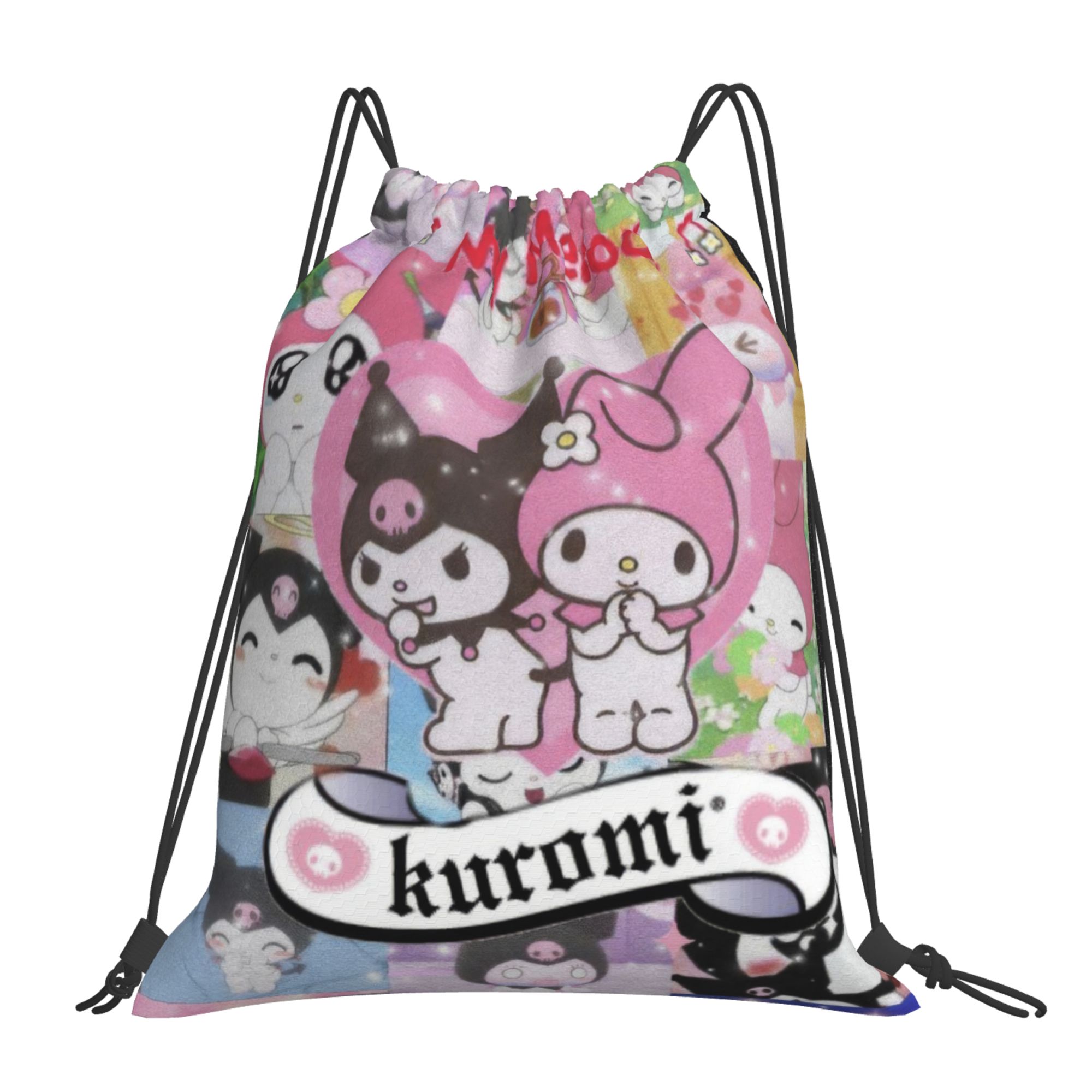 My Melody Drawstring Bags, Simple Casual Drawstring Sling Bag ...