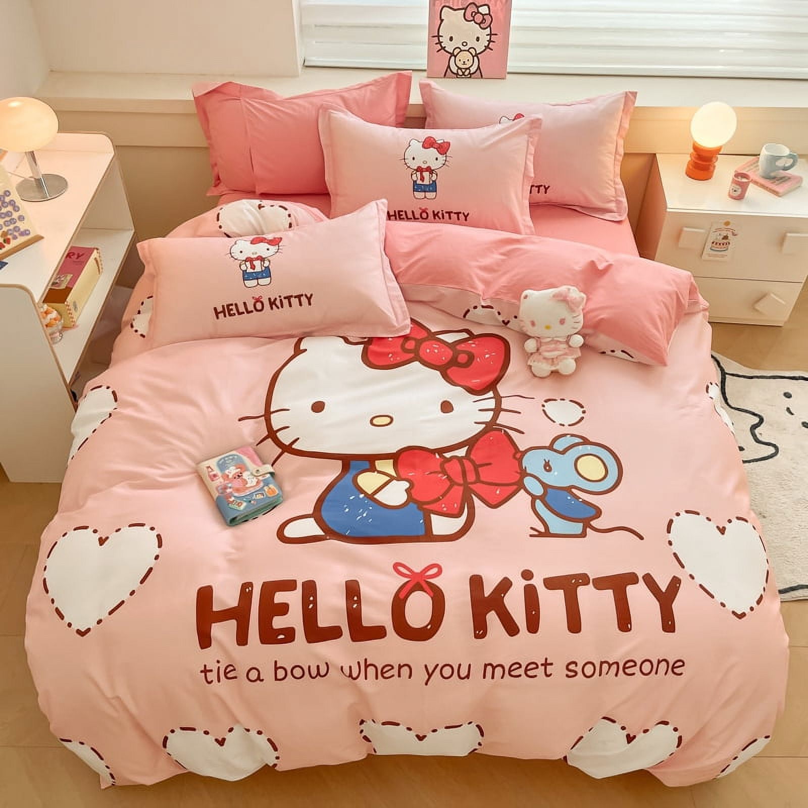 My Melody Duvet Cover Melody Cinnamoroll Hello Kitty Quilt Cover ...