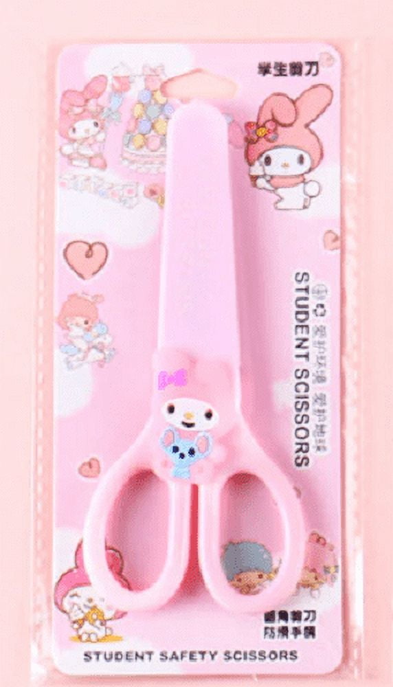 My Melody Easy Cut Scissors w/Safety Cover w/Charm Attached - Walmart.com